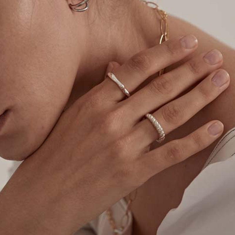 헤이즈 반지 Haze Ring (Gold/Silver) | 60,000원 | 아몬즈 주얼리