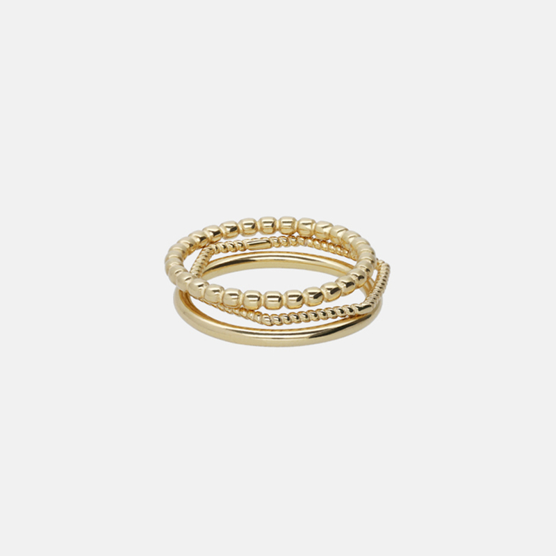 [아몬즈] [ 유진 착용 ] Tripple Layered Ring | 65,000원 | 전 상품 무료배송