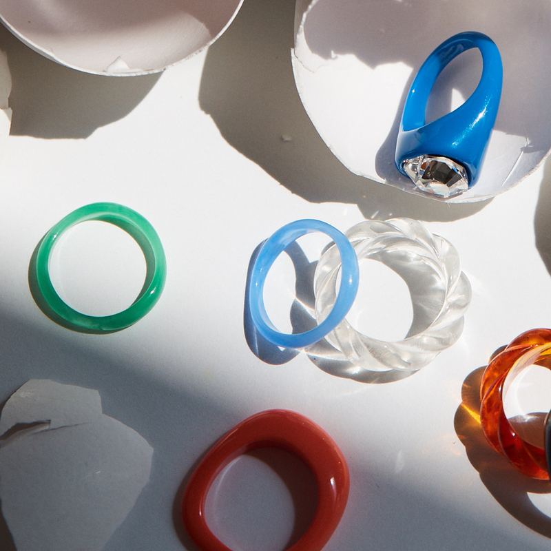 Ocean Flow Ring_2Color | 29,000원 | 아몬즈 주얼리