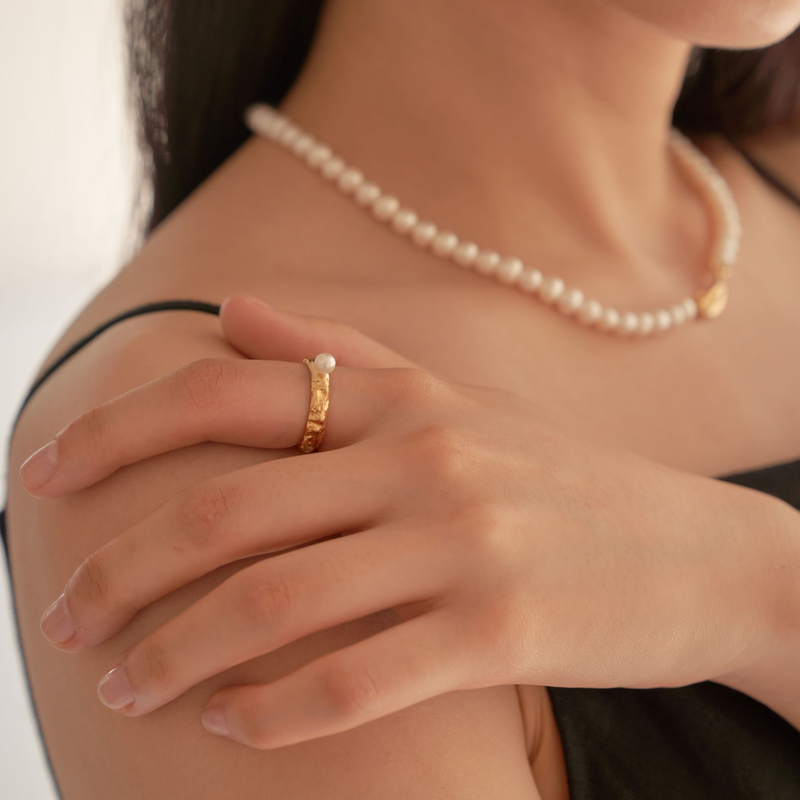 pearl melting ring R005 | 71,000원 | 아몬즈 주얼리